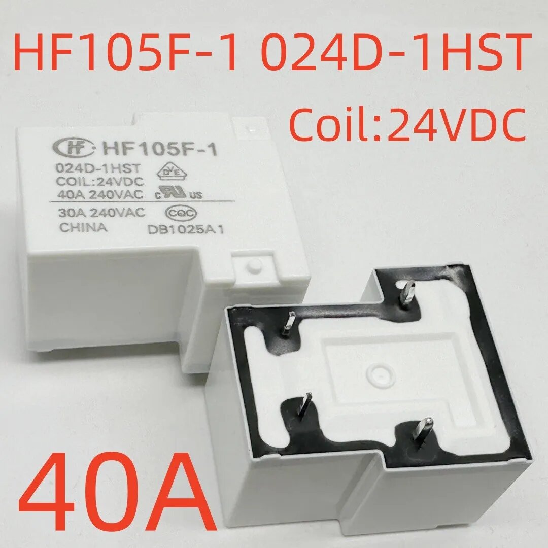 Реле HF105F-1 24VDC 40A