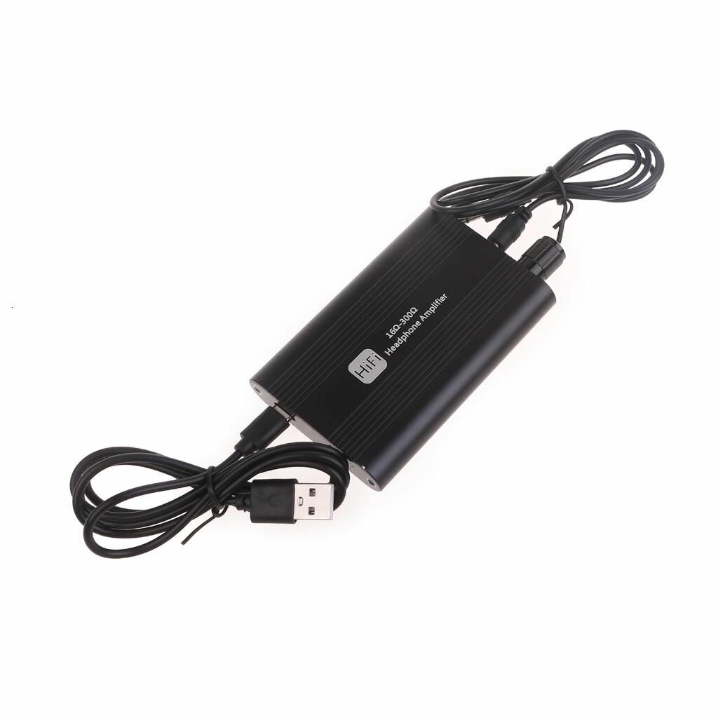 Алюминиевый усилитель для наушников 16 -300 портативный HiFi с регулировкой звука для телефонов