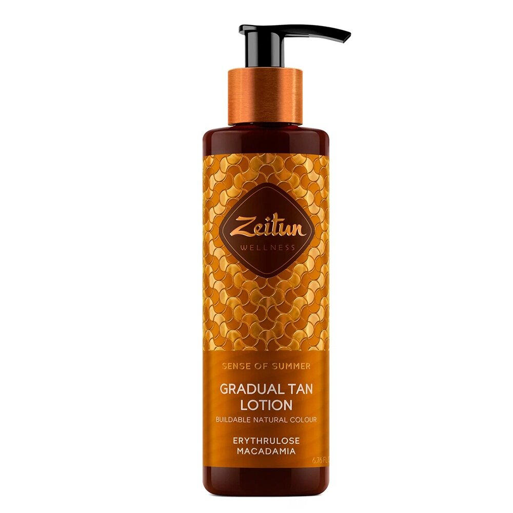 Лосьон-автозагар постепенного действия ZEITUN "Ритуал Солнца" 200 мл