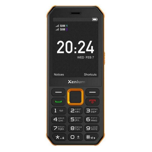 Мобильный телефон Philips Xenium X300 Black/Orange