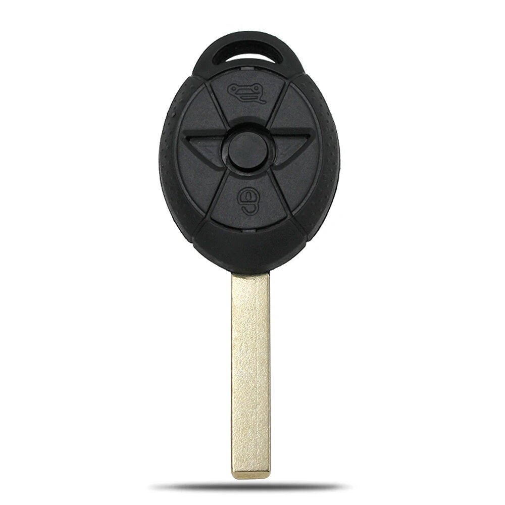 Ecusells Новый сменный 3-кнопочный чехол для дистанционного ключа, чехол для автомобильного ключа для BMW Mini Cooper 2005 2006 2007, Uncut Blade