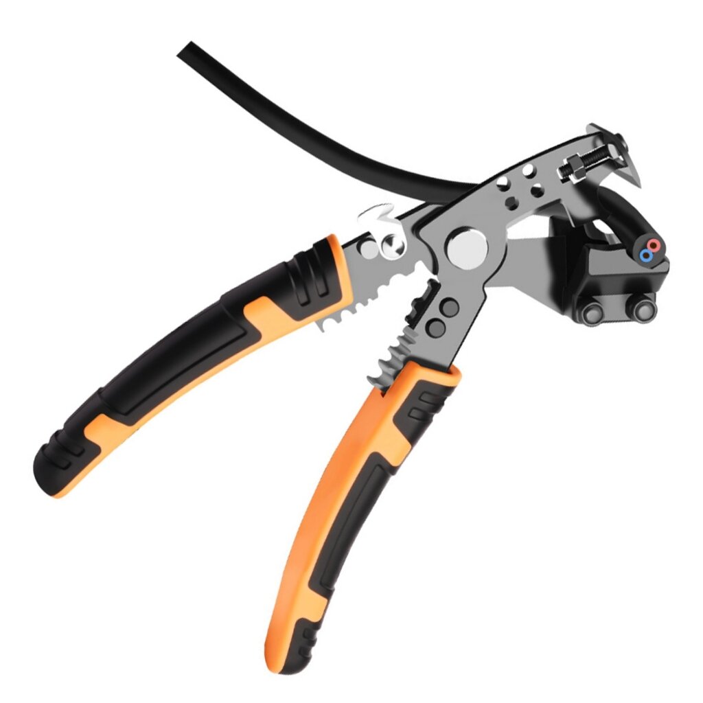 Сверхмощный Инструмент для Зачистки проводов И Кабельный Резак Со Сменным Лезвием Для Толстой Проволоки Эргономичная ручка, Экономящая Трудозатраты Конструкция