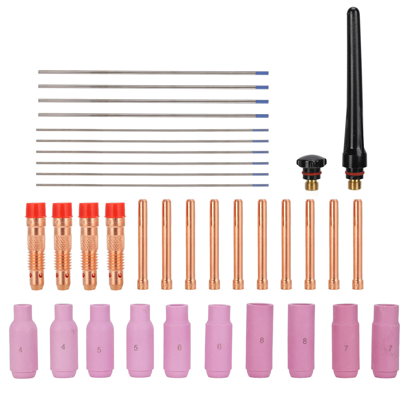 36 шт. набор аксессуаров для сварочной горелки WP 17/18/26