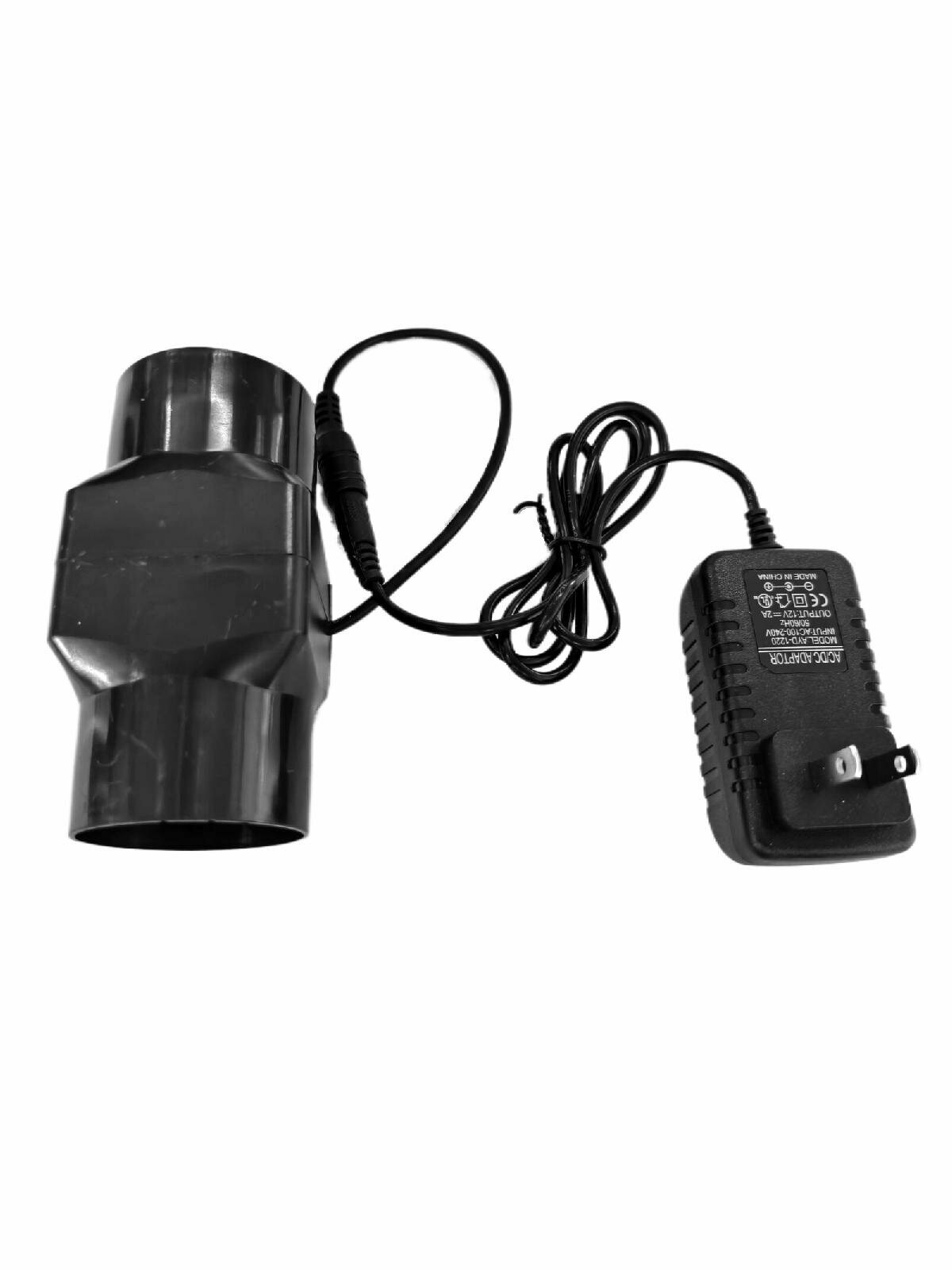 Черный канальный вентилятор мощностью 50 мм6 Вт + нерегулируемый источник питания стандарта США