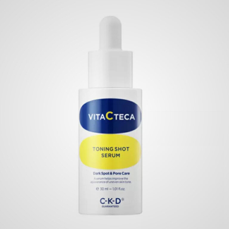 Ампула для лица с витамином С и спикулами 30 мл CKD Vita C Teca toning shot serum Ампулы 30 мл