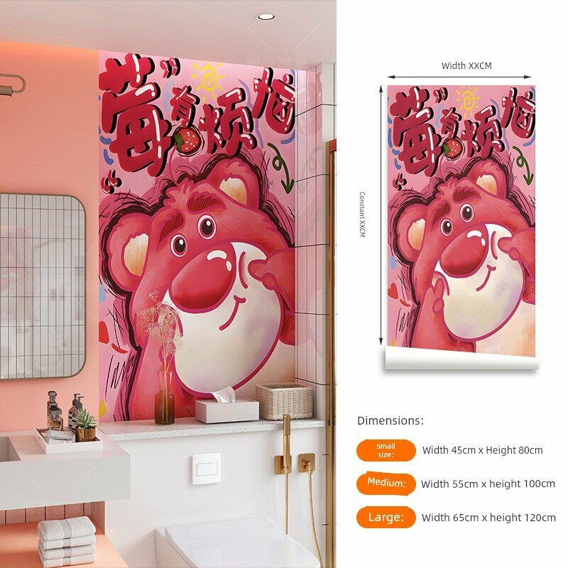 Наклейки для декора стен ванной комнаты, водонепроницаемые самоклеящиеся наклейки для плитки в ванной, туалете, для