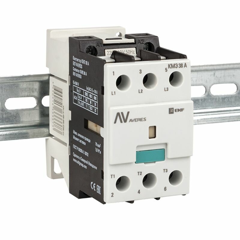 Контактор КМЭ 38А 400В АС/ EKF AVERES ctr-s-40-00-400-av