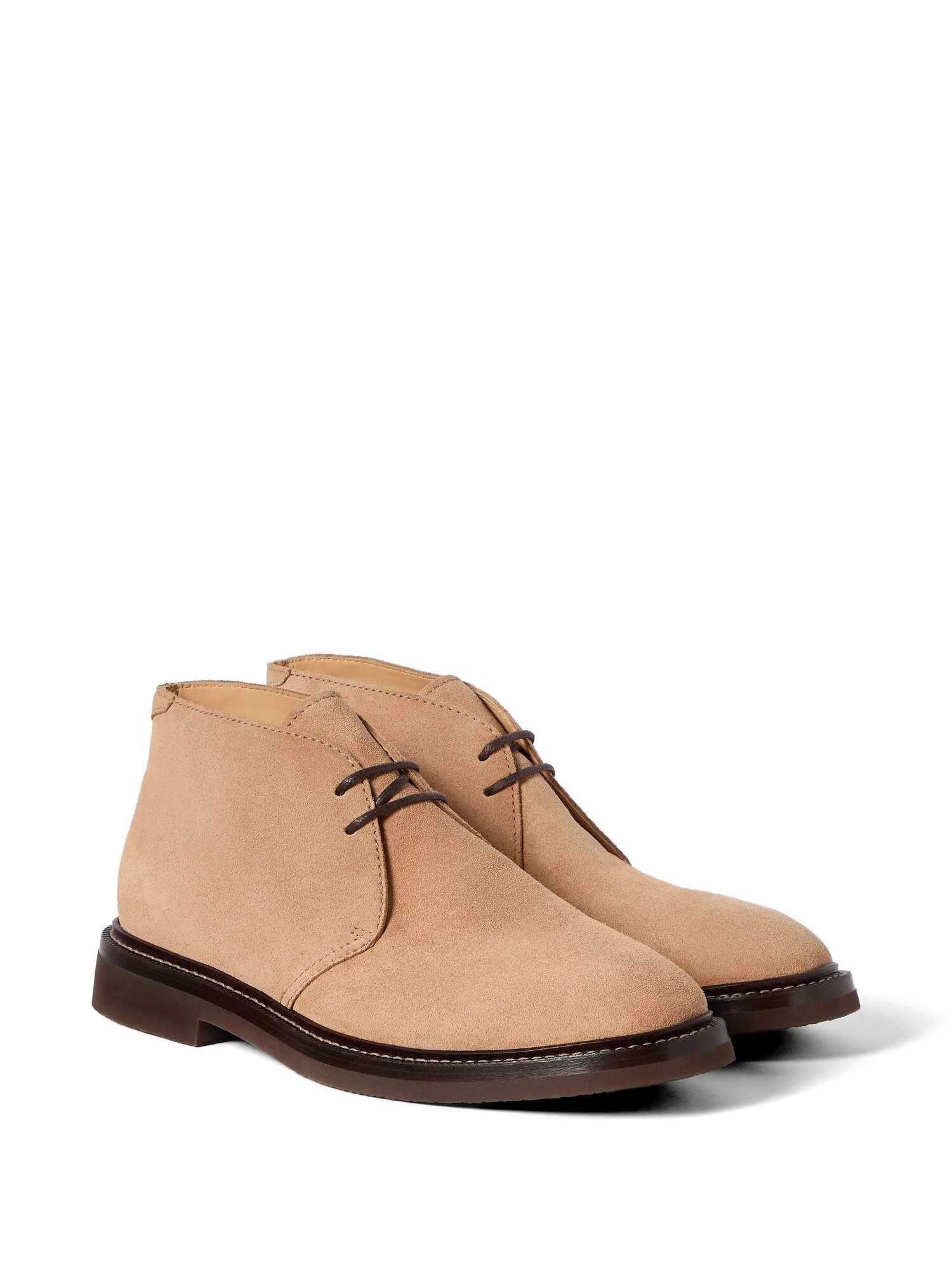 Ботинки BRUNELLO CUCINELLI Suede chukka boots, размер 42, разноцветный — фото 1