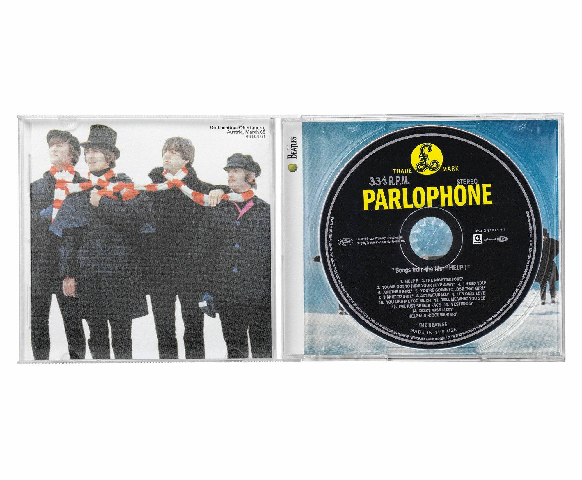 The Beatles - Help! 2009, 24-page, CD-Аудио — фото 1