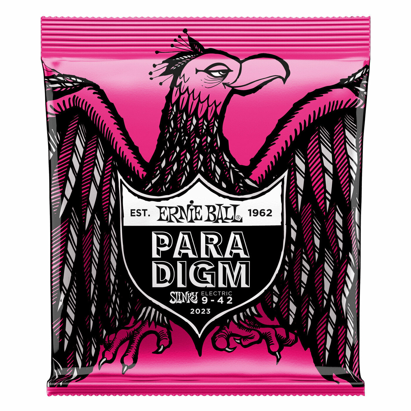 Струны для электрогитары Ernie Ball 2023 Paradigm 9-42, сталь никелированная