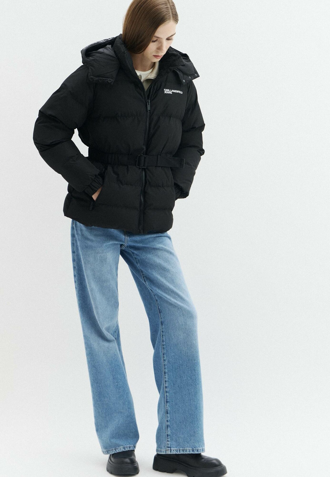Куртка KARL LAGERFELD JEANS, размер S, черный — фото 1