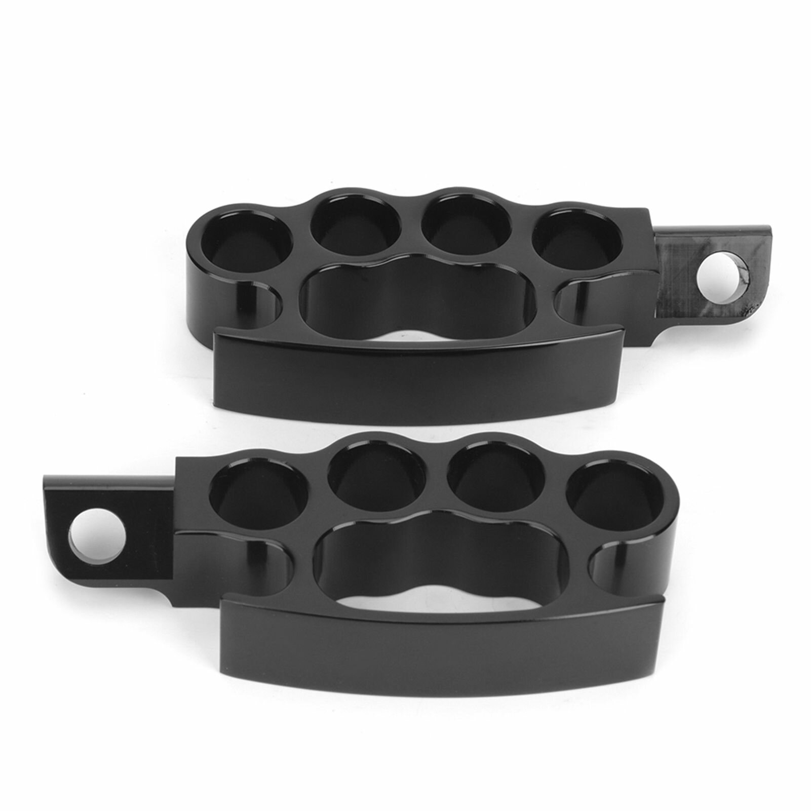 Передние подножки для мотоцикла CNC алюминий, стильный аксессуар, 100% новый, черный