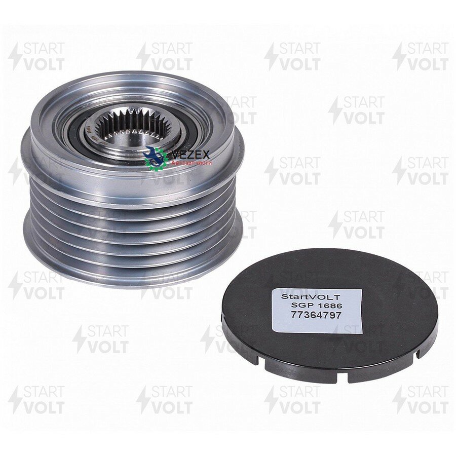 STARTVOLT SGP1686 шкив генератора!\ Fiat Ducato 3.0D 06>