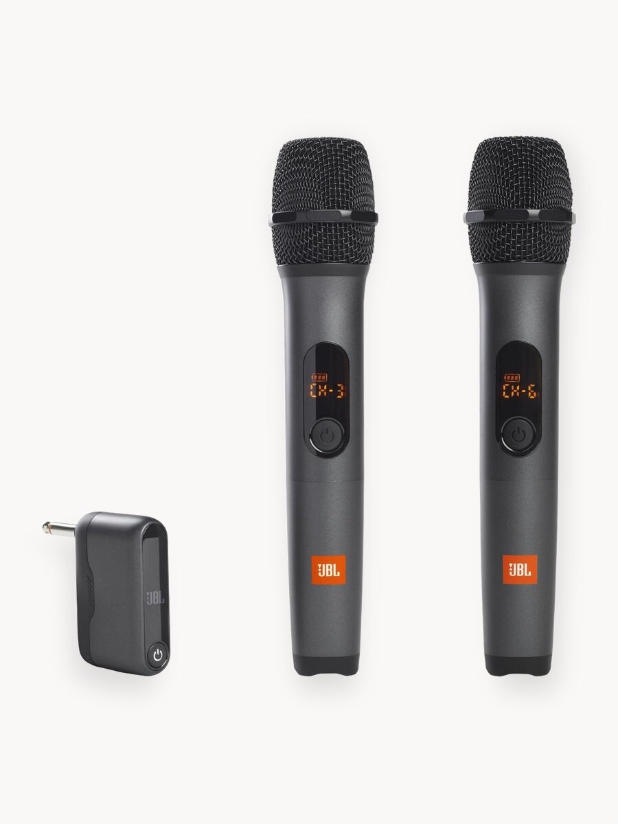 Беспроводные микрофоны JBL Wireless Microphone, 2 канала, кардиоидные, 100%, оригинал