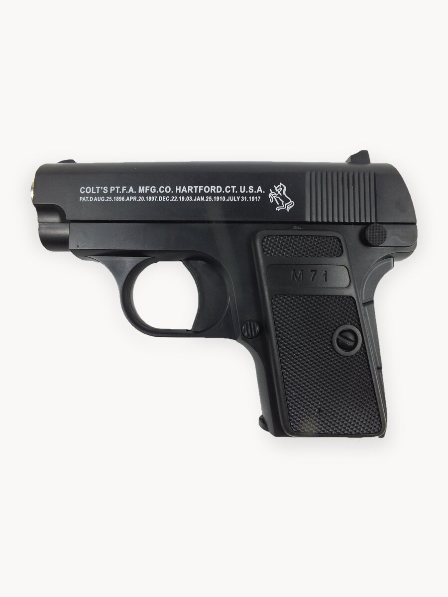 Игрушечный пистолет COLT , пневматический, с пластиковыми пулями, в комплекте
