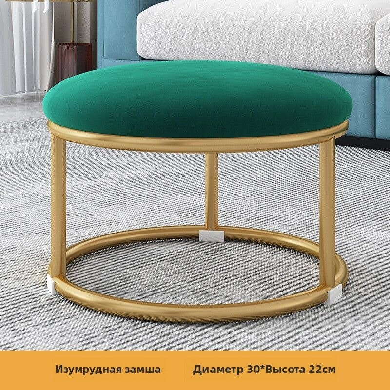 Трендовый круглый низкий стул с спинкой для дома: стильный и функциональный элемент интерьера