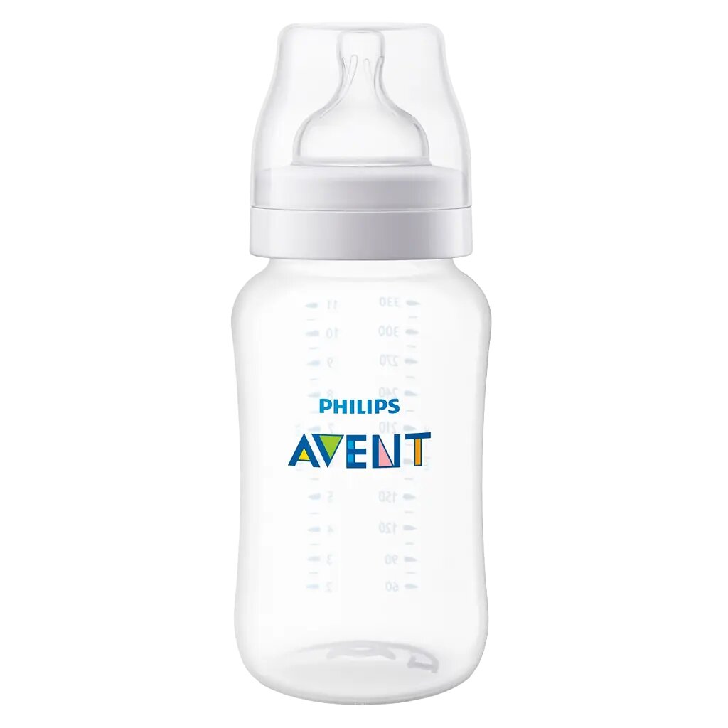 Philips Avent Бутылочка для кормления средний поток Anti-colic 3+ SCY106/01 330 мл 1 шт