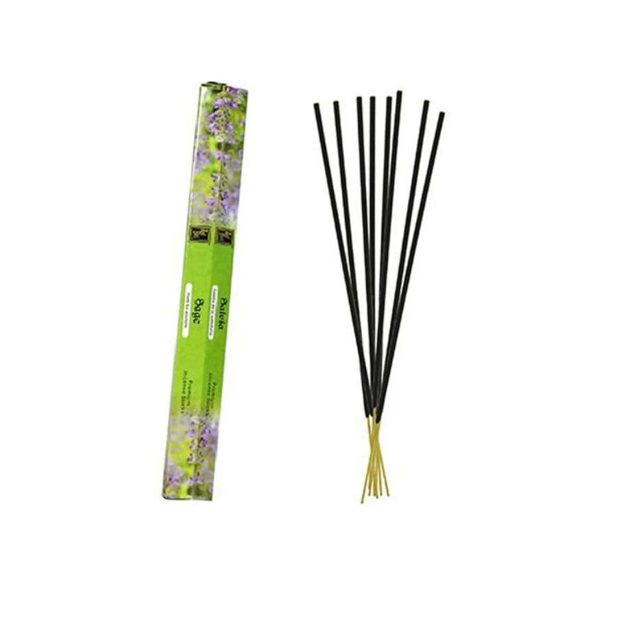 SAGE Premium Incense Sticks, Zed Black (шалфей премиум благовония палочки, Зед Блэк), уп. 20 палочек.