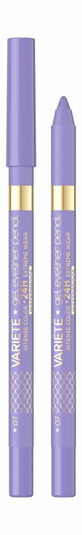 EVELINE Карандаш для глаз гелевый Variete Gel Eye Liner, 10 мл, 07 Lavender
