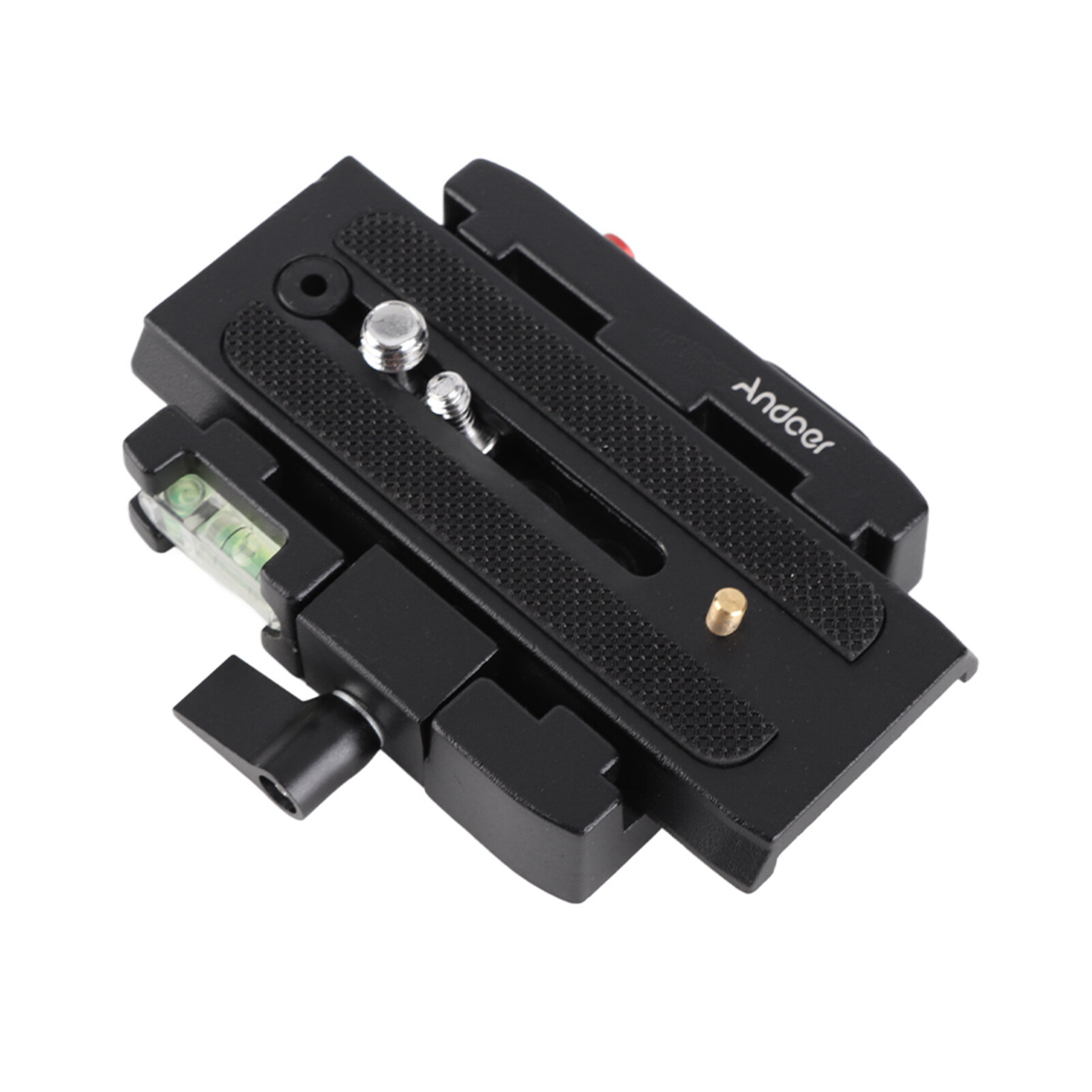 Комплект для быстрого крепления камеры: алюминиевый сплав, адаптер для штатива с резьбовыми отверстиями 1/4 и 3/8 дюйма для штативных головок 501 500AH 701HDV.