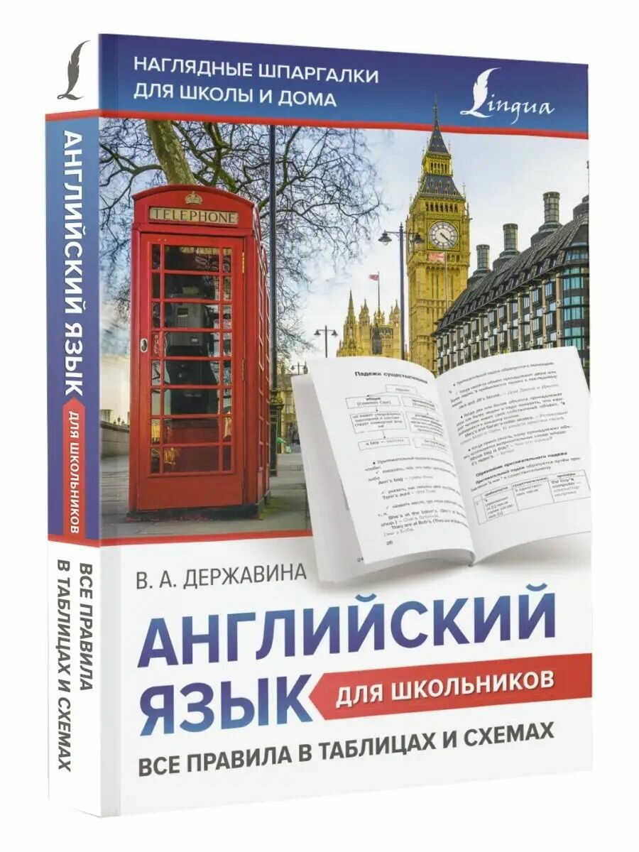 Английский язык для школьников. Все правила в таблицах