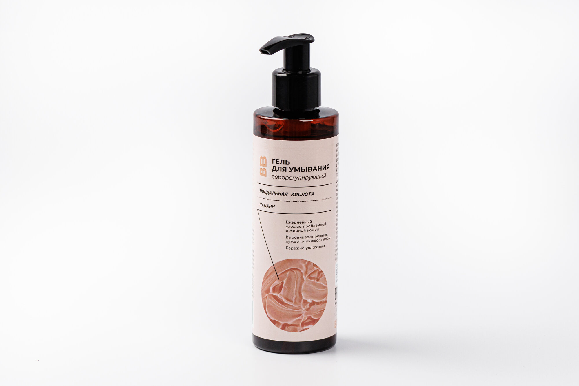 Гель для умывания себорегулирующий с миндальной кислотой и папаином