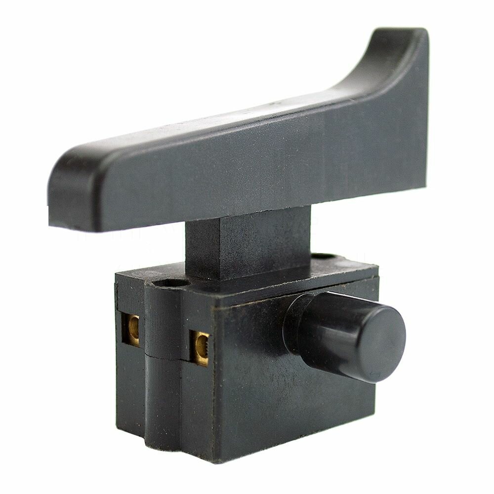 Выключатель клавиша гусь короткий с толстым фиксатором для УШМ KG0177 (Д)