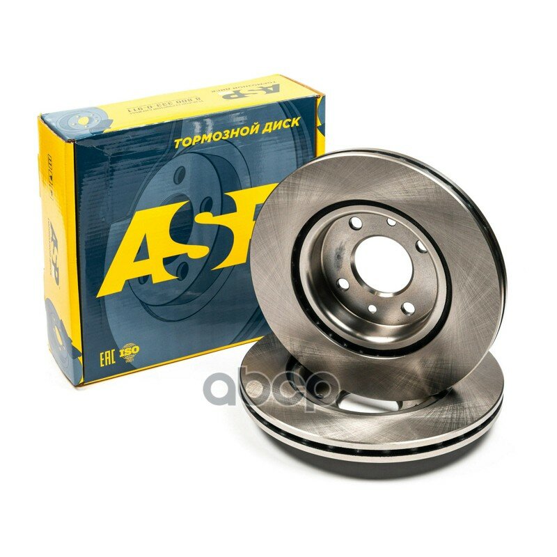 Диск тормозной передний RENAULT/NISSAN/LADA LARGUS без ABS/D=259MM ASP 270201 ASP арт. 270201
