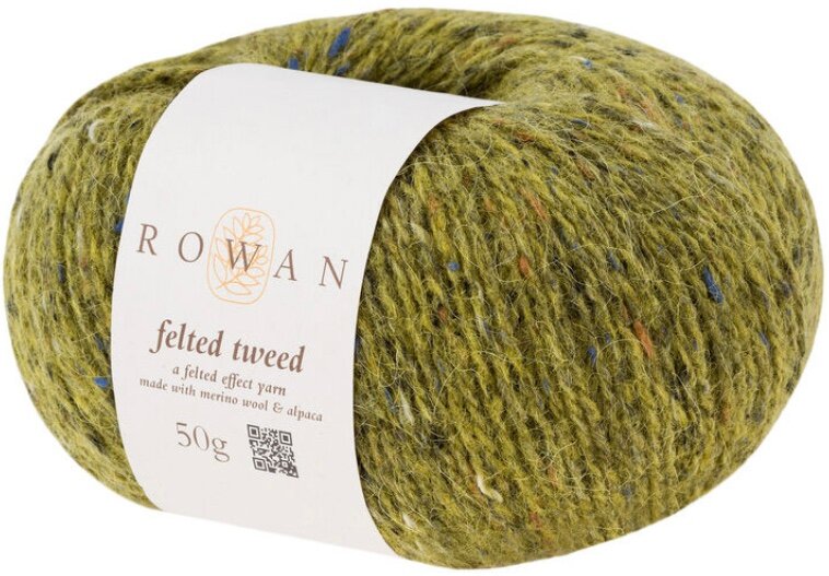 Felted Tweed /Филтед Твид/ пряжа Rowan, Z036000 (161, avocado (авокадо), зеленый)