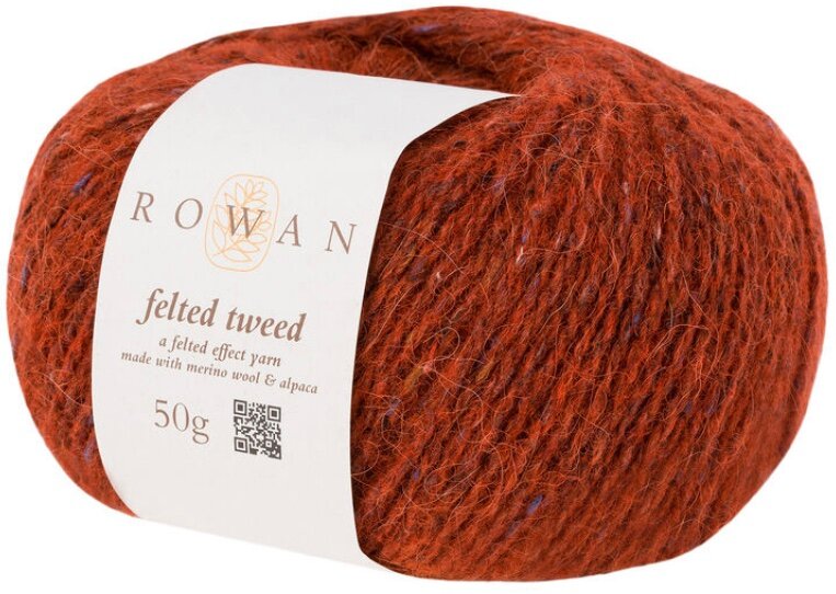 Felted Tweed /Филтед Твид/ пряжа Rowan, Z036000 (154, ginger (имбирь), оранжевый)