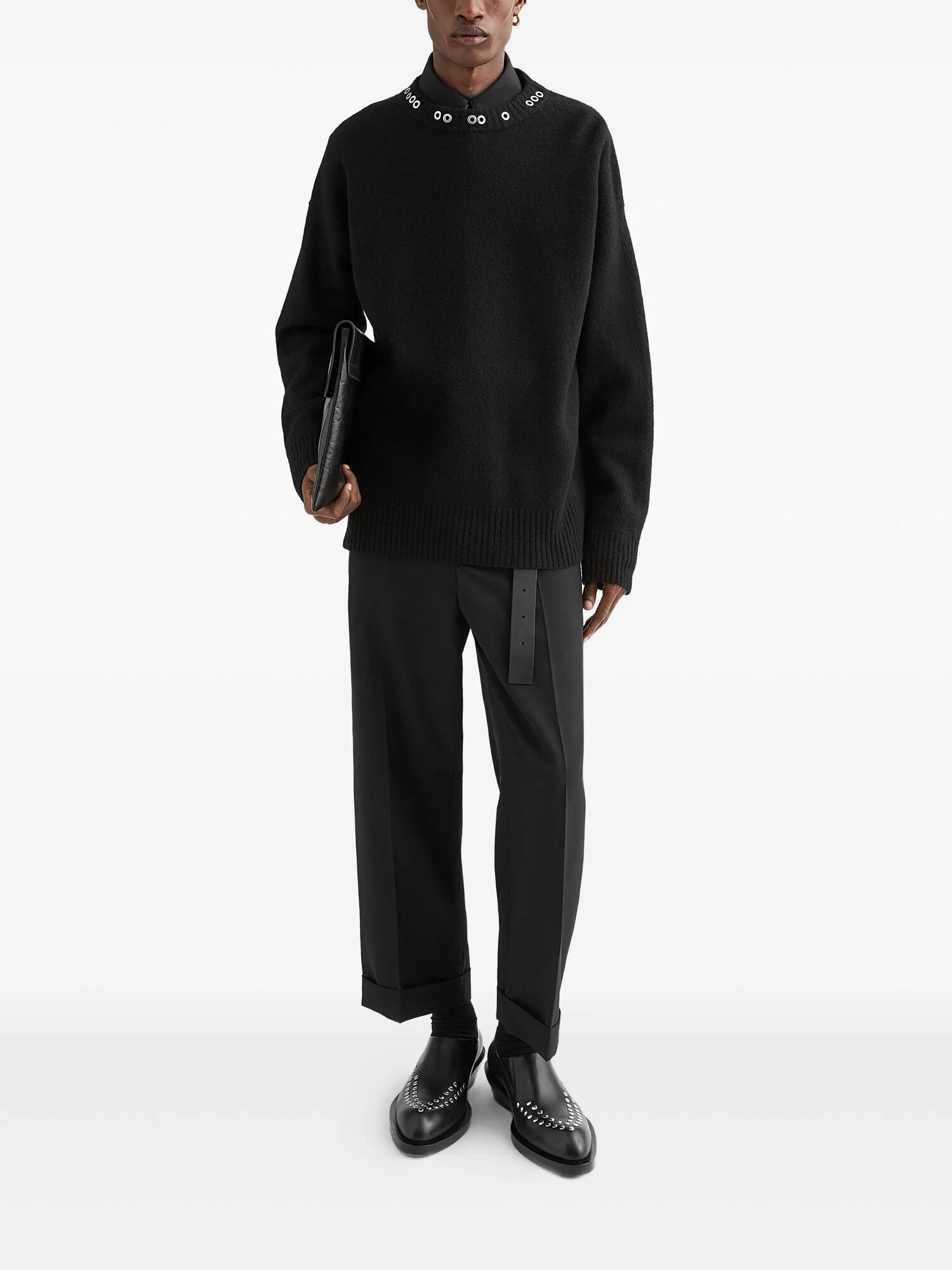 Свитер Jil Sander, размер 50, , black/black — фото 1