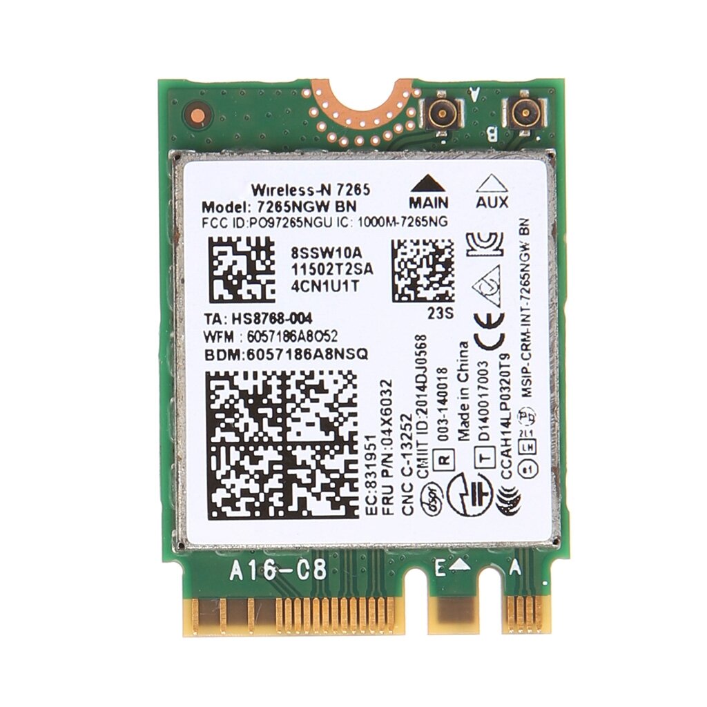INTEL 7265NGW BN выделенный Lenovo