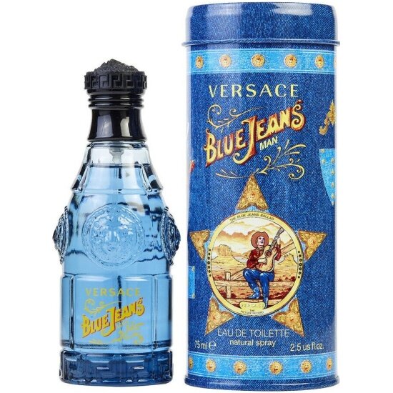 Мужская туалетная вода Versace Blue Jeans 75 мл