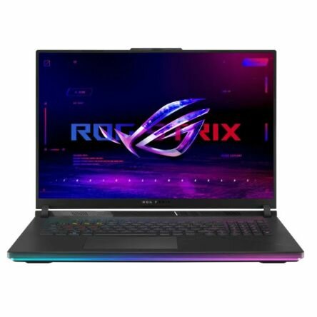 18" Ноутбук Asus ROG Strix Scar 18 G834JYR-R6153W (90NR0IP2-M00780) черный - 2560x1600, LED, Intel Core i9-14900HX, ядра: 24 x 2,2 ГГц, 64 ГБ, SSD 2048 ГБ, NVIDIA GeForce RTX 4090 (16 Гб), W11Pro