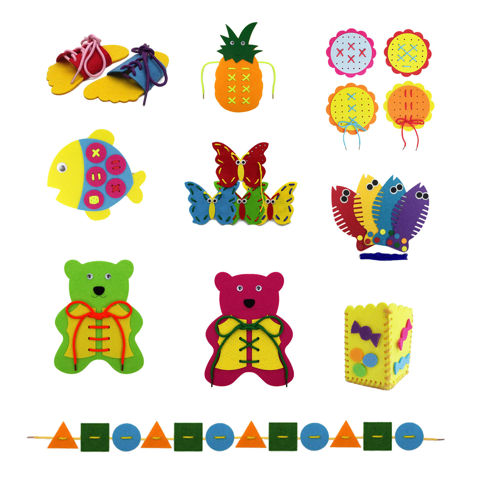 Тканевая нити игрушка тонкая моторная навыка обучение детей в помещении для мальчиков для мальчиков.