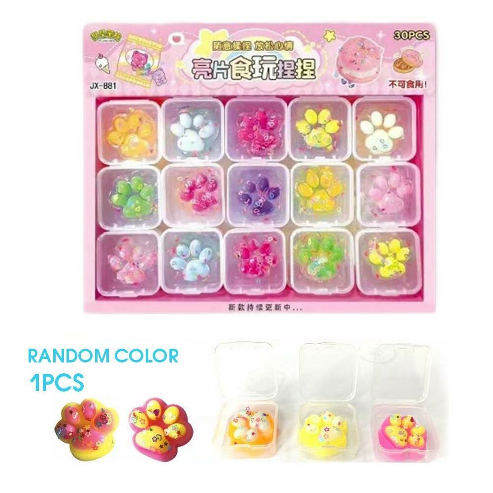 Кошачьи когти с блестками сжимают весело, детские антистрессовые игрушки