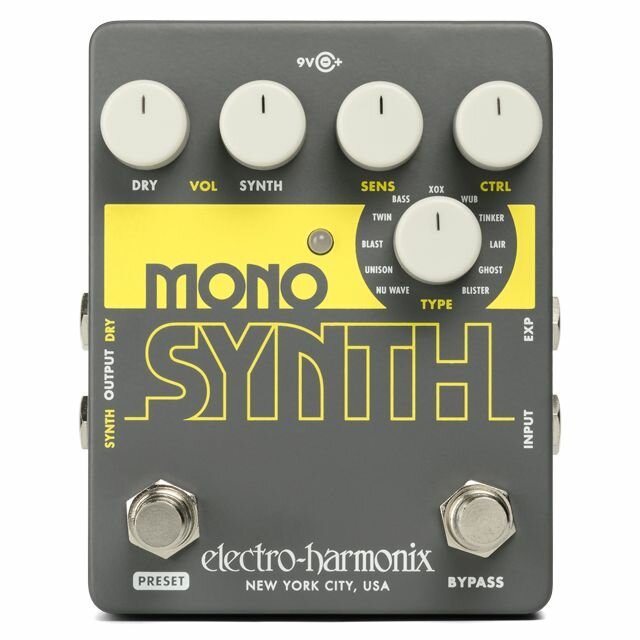 Педаль эффектов Electro-Harmonix (EHX) Mono Synth Guitar Synthesizer