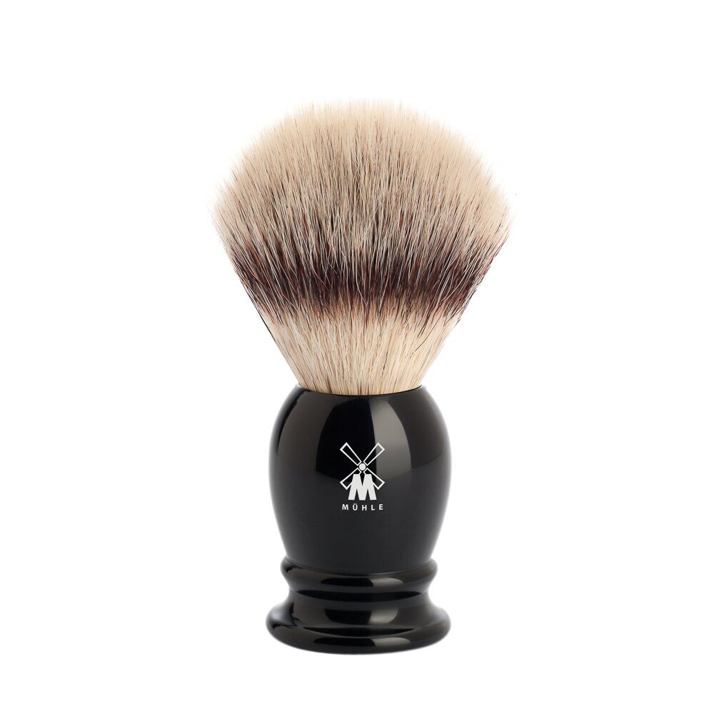 Помазок MUEHLE CLASSIC, фибра высшей категории Silvertip, черная смола, размер M (31 K 256)