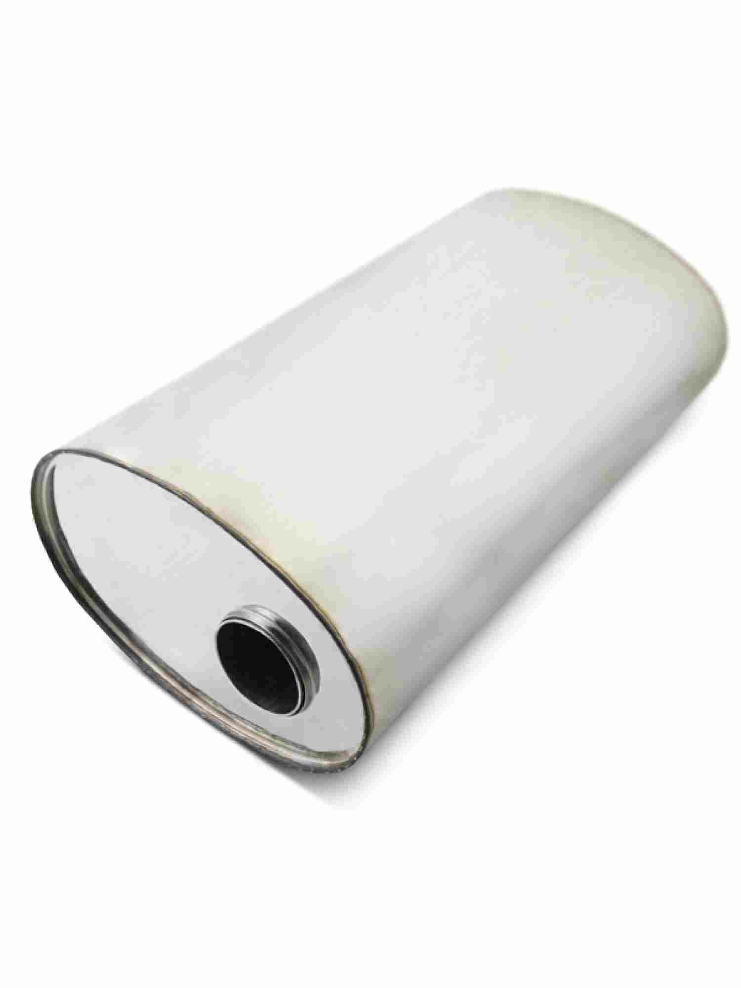 Глушитель «belais» Z - строение с камерой, вход Ø51 мм - выход Ø51 мм, овал 160*240 мм, длина 420 мм (нержавеющая сталь) belais #17582