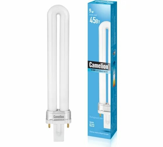 Лампа люминесцентная 9Вт LH 9-U/842/G23 Camelion