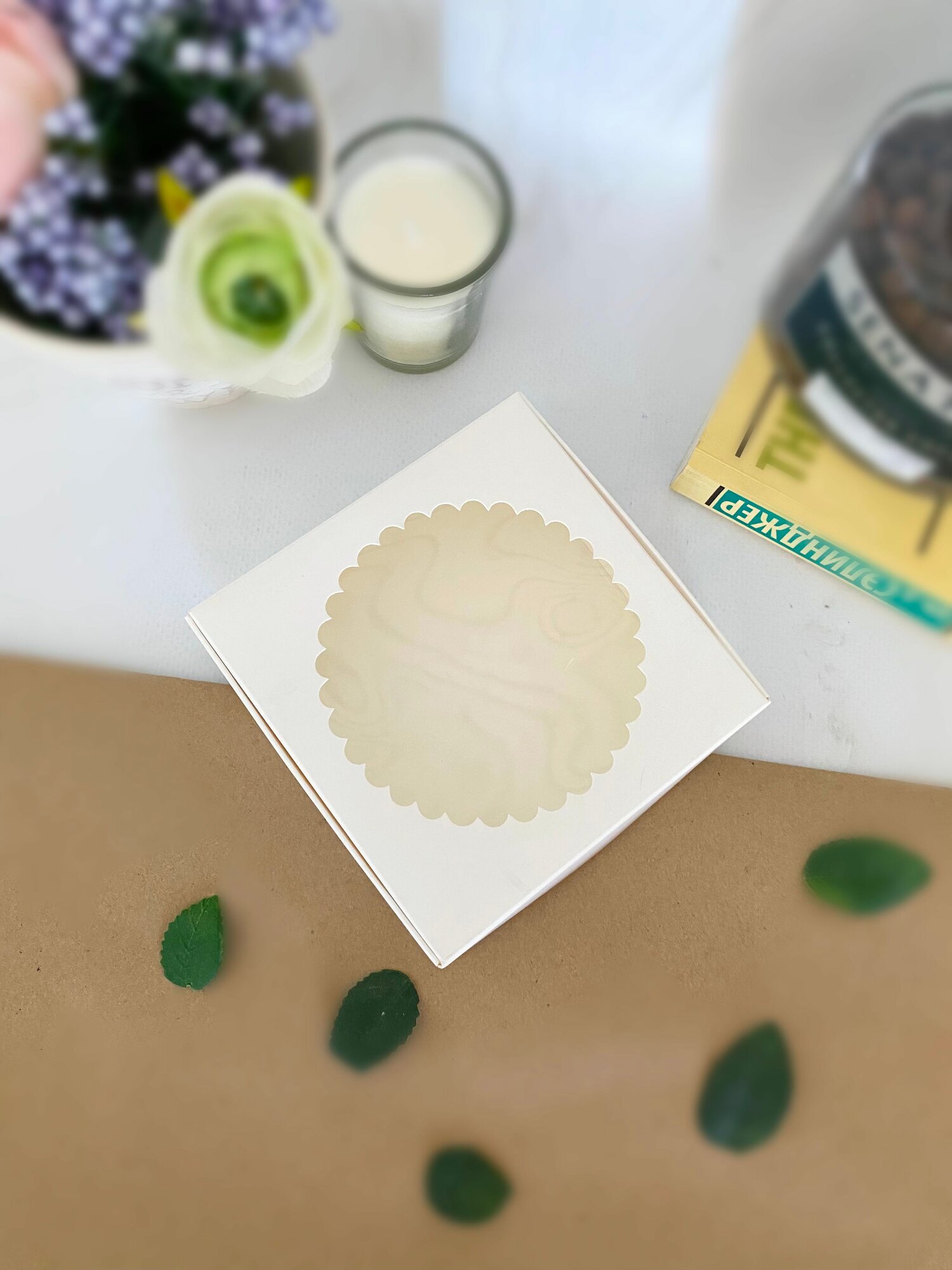 Коробки для печенья, пряников, конфет , 115*115*30 мм . Упаковка 20 штук