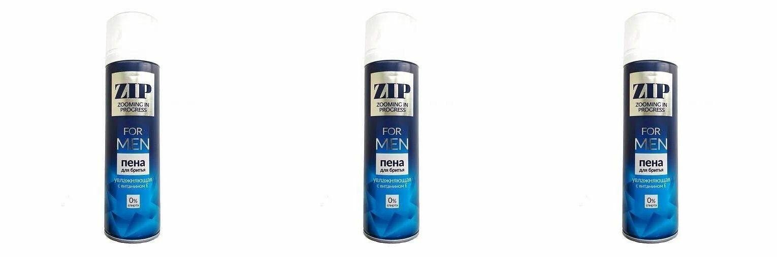 ZIP Zooming in progress пена для бритья Hidrating, 200 мл, 3 шт