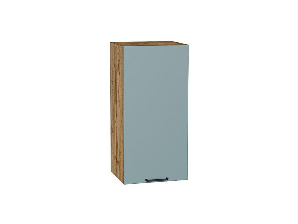 VVT Шкаф верхний с 1-ой дверцей Флэт Дуб Вотан, Grey-green In 2S, 720, 350 В*Ш*Г 716*350*318, фасад ЛДСП Grey-green In 2S, корпус Дуб Вотан Grey-green In 2S