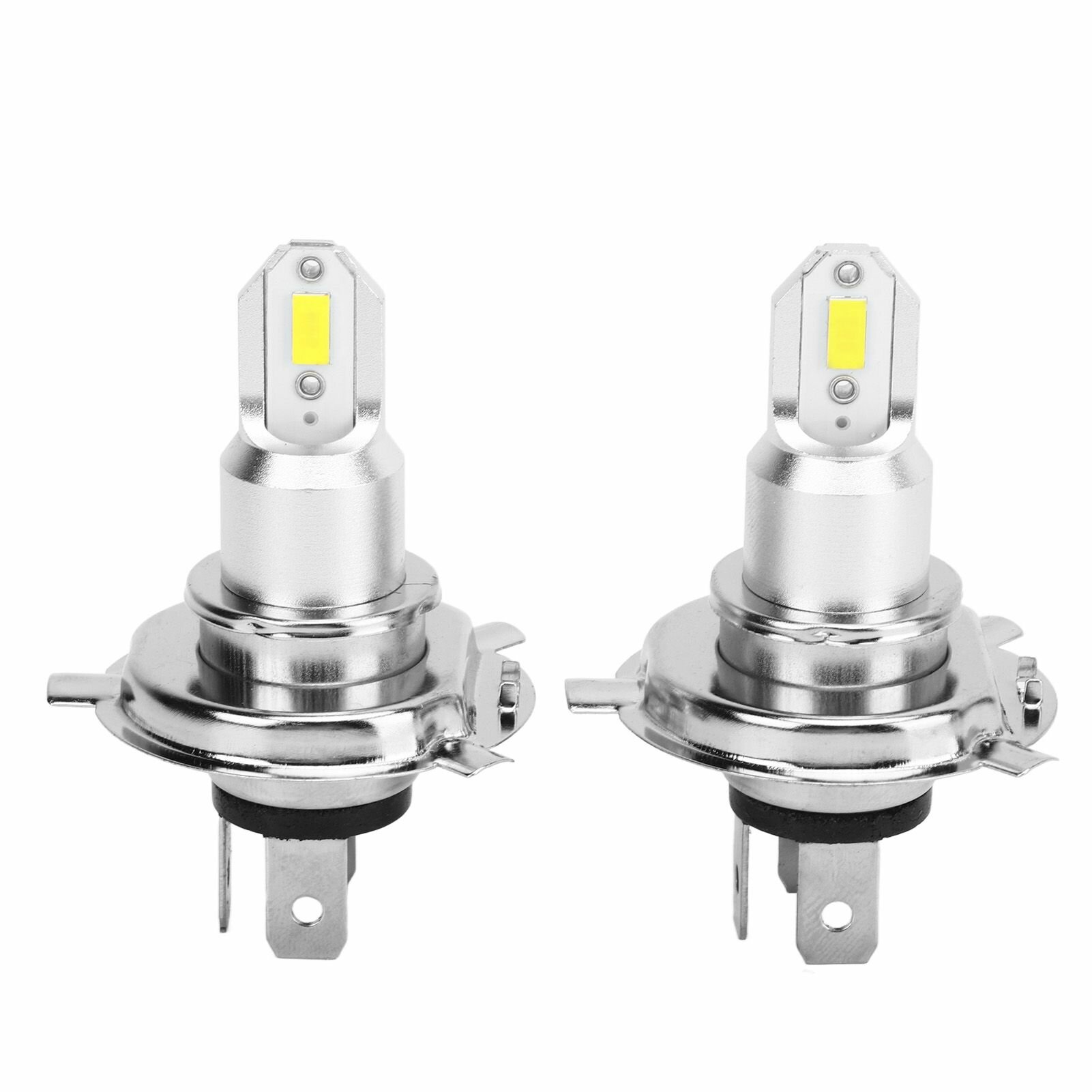 2 LED-лампы H4 110 Вт, 2600 лм, желтый свет 3000K, для авто и мото