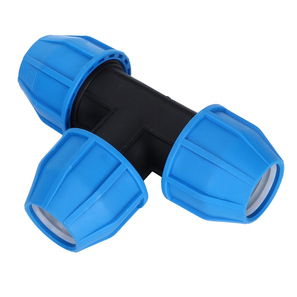 PE пластиковый тройник 40 мм, аксессуары для подключения фитингов для водопроводных труб