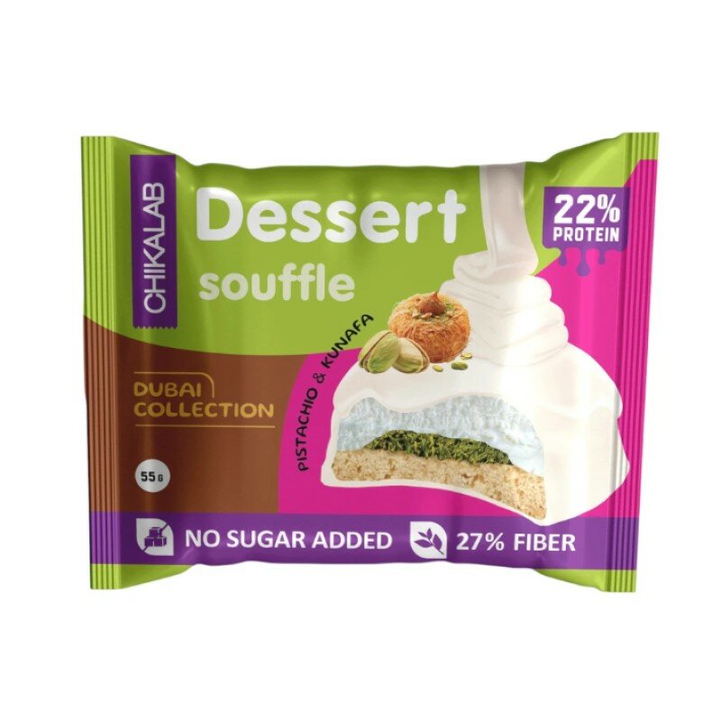 Чикалаб Печенье Глазированное 55Г Фисташковое Суфле-Хрустящее Тесто