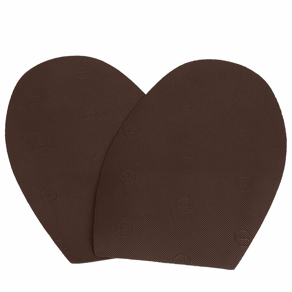 1 пара обуви. Резиновая подошва для ремонта обуви. Износостойкие резиновые каблуки. Противоскользящая подошва (темно-коричневый).