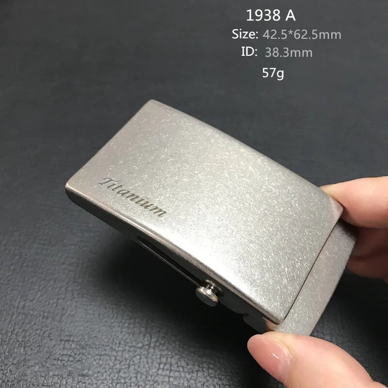 Пряжка для ремня титановая, 42.5*62.5 мм, A38