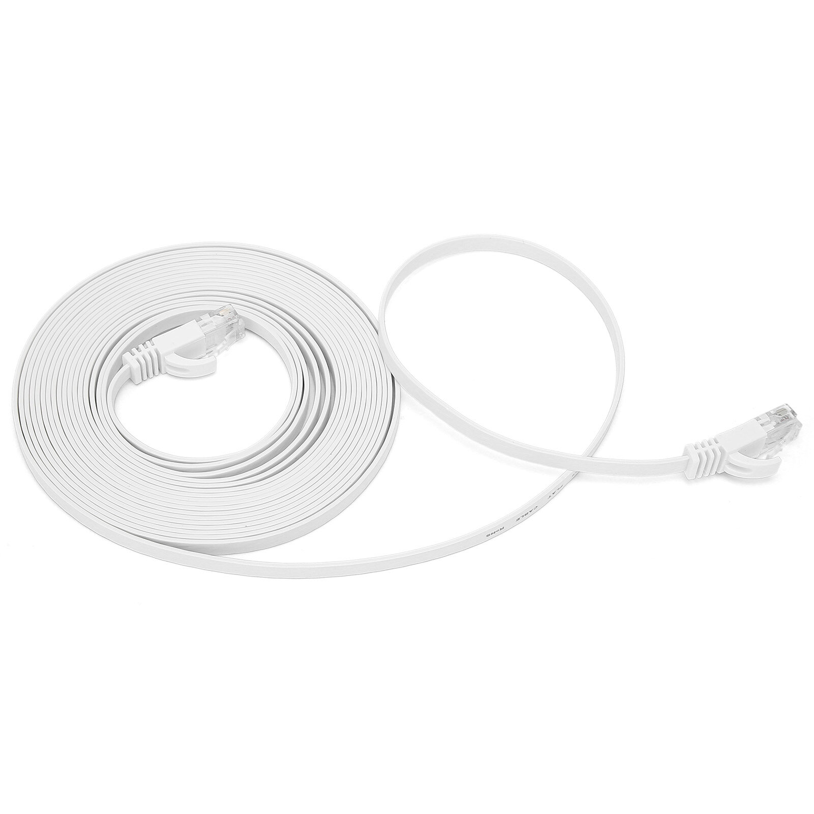 Ethernet-кабель CAT6, гигабитный, 8-жильный, витая пара, сетевая перемычка, поставки с плоским медным проводом