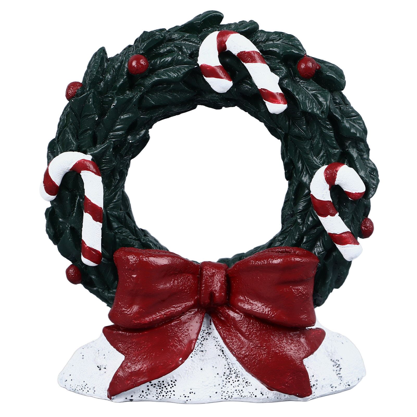 Изысканное красивое украшение для аквариума из смолы, декор для дома, рождественский венок.